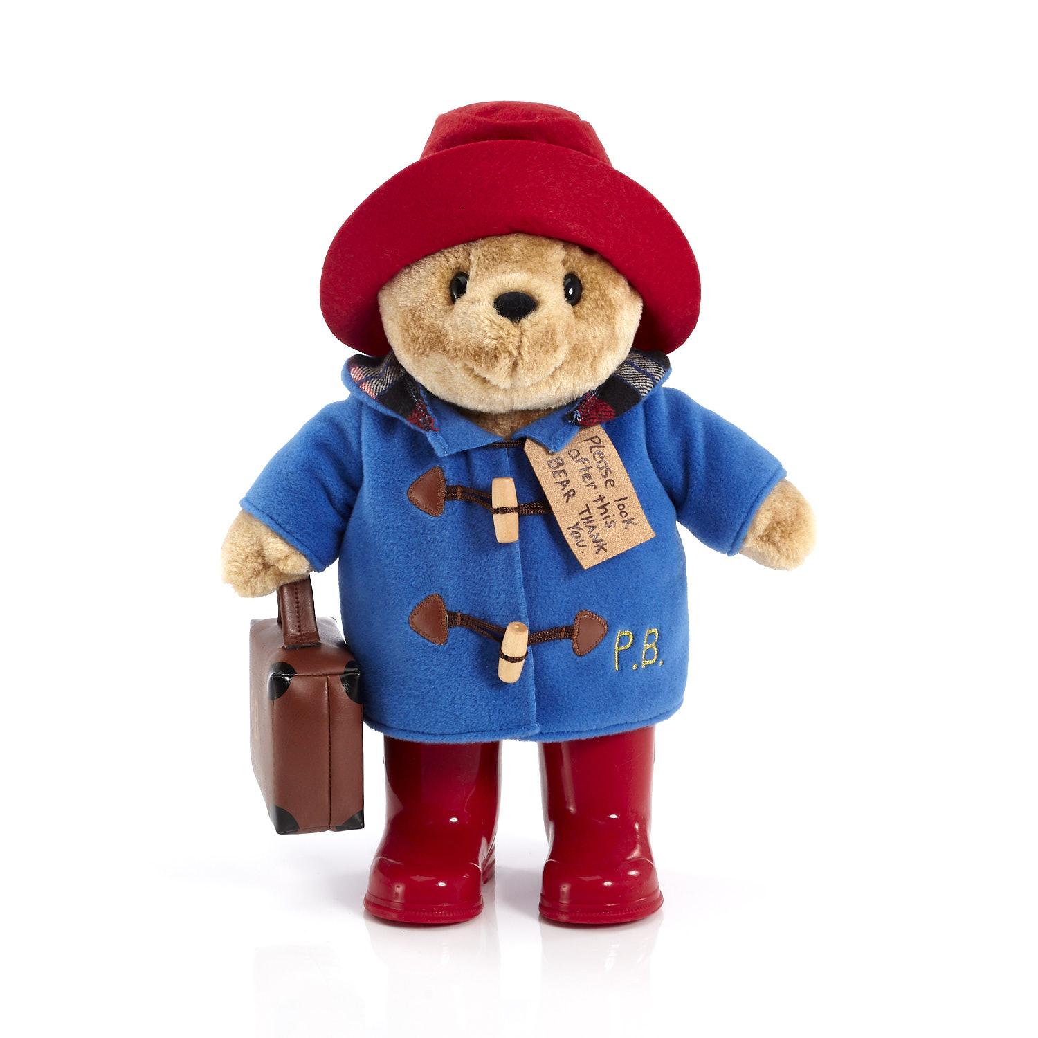 Large Classic Paddington Bear with Boots & Suitcase | Rainbow Designs - The Home of Classic ...