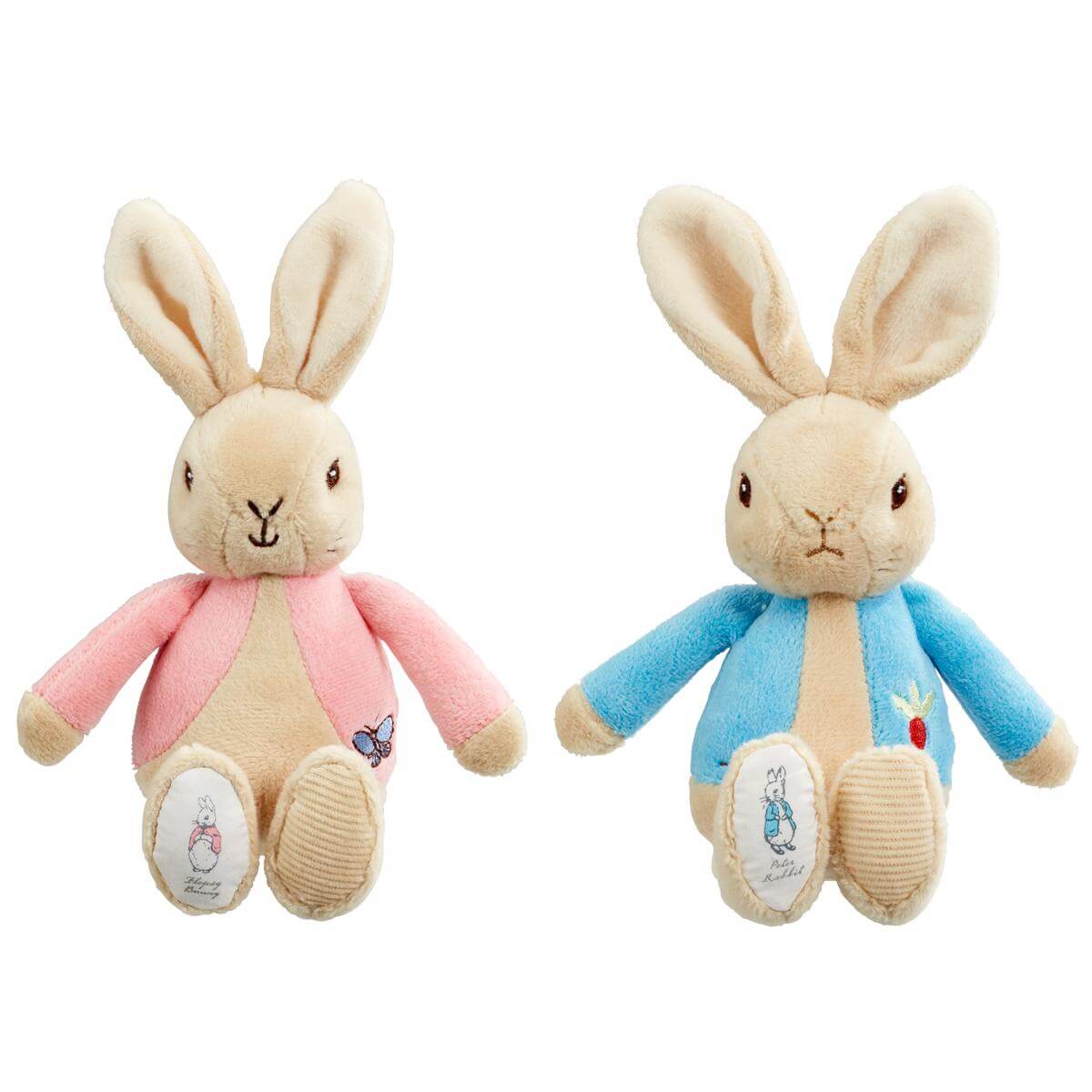 Peter Rabbit & Flopsy Bunny Bean Rattles | Rainbow Designs - The Home ...