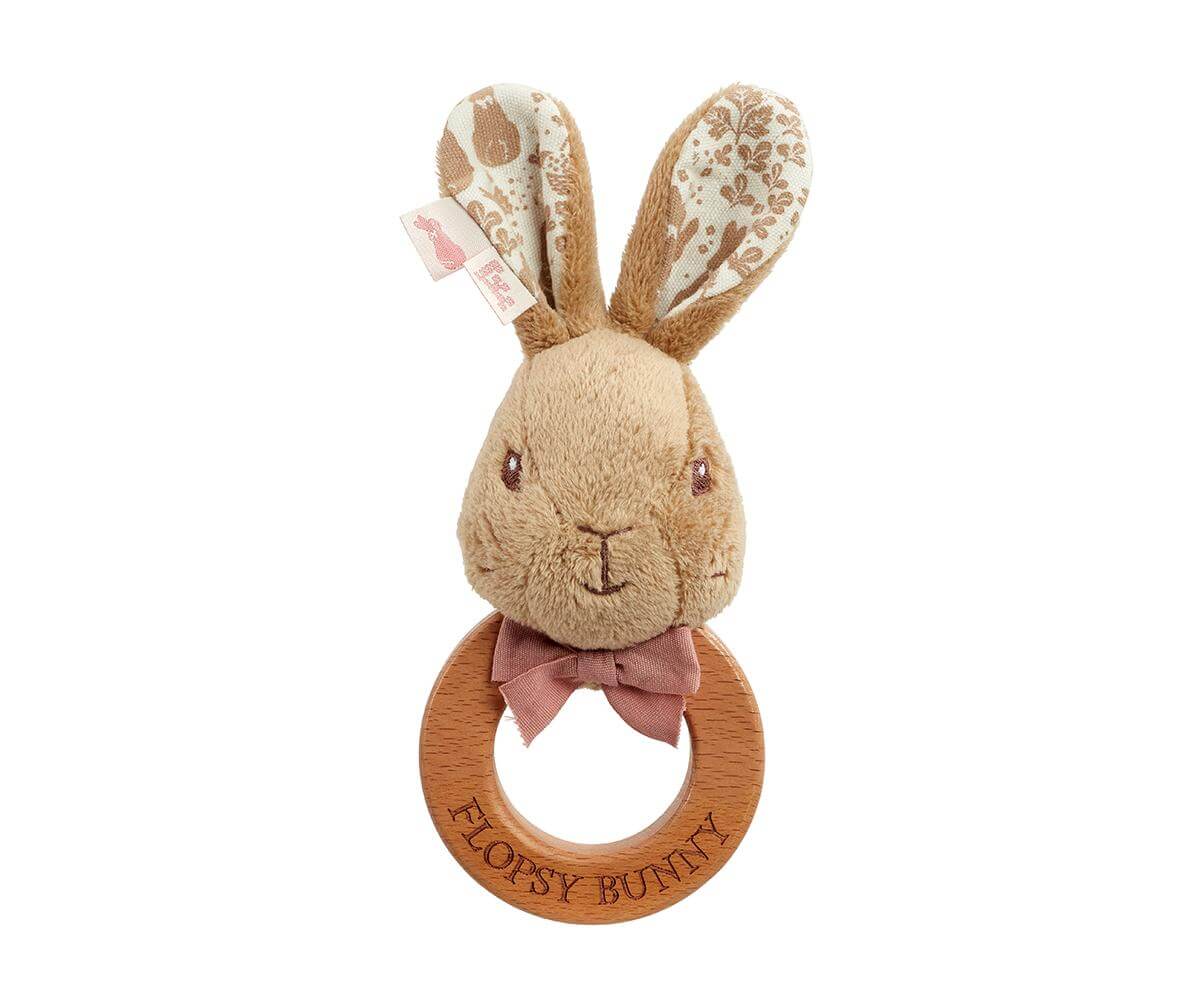 Flopsy Wooden Ring Rattle | Rainbow Designs - The Home of Classic ...