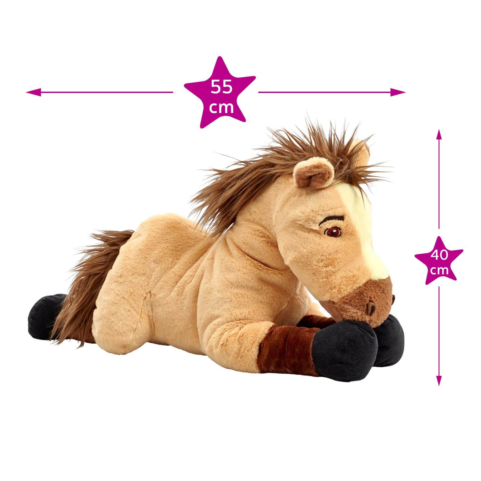 Official Dreamworks Spirit Soft Toy - Plush Horse Animal Cuddly Teddy ...