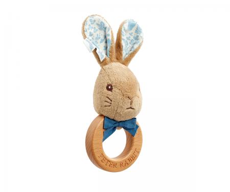 Peter Wooden Ring Rattle | Rainbow Designs - The Home of Classic Characters
